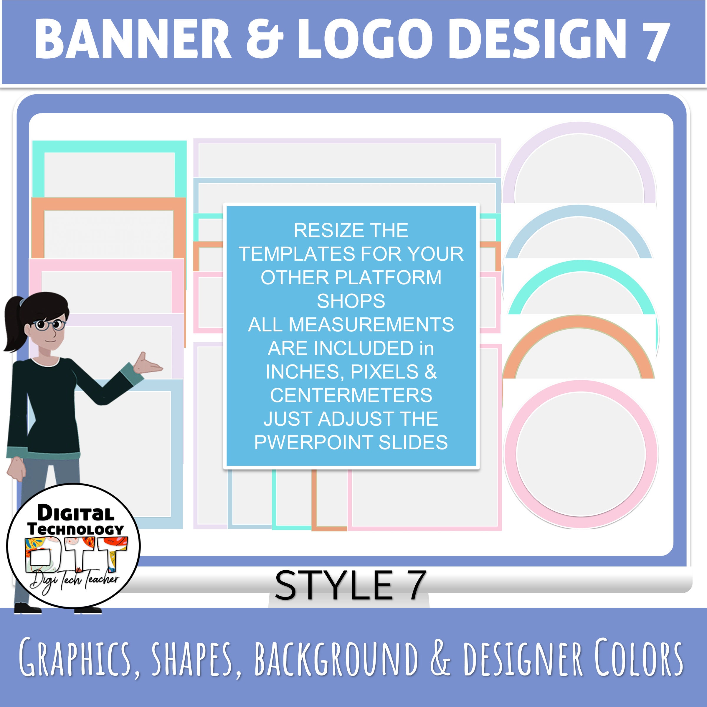 Editable Banner & Logo Template: Shop Starter Kit (powerpoint Download ...