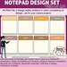 Notepad Clipart 1, Text Frames, PNG, Vector Notepad, Clipart Text Frame ...