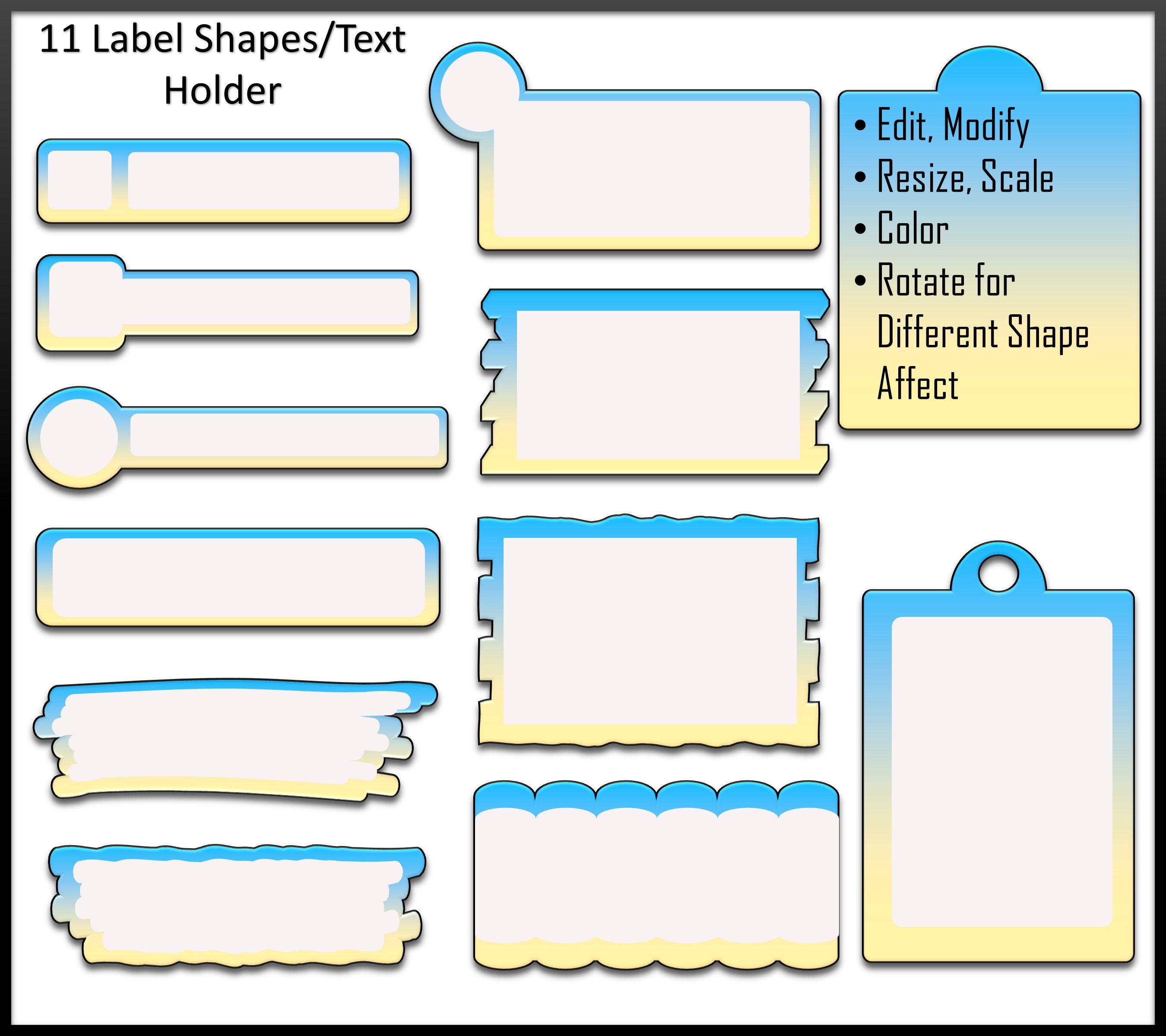 Label Clipart 1, 332 PNG, Editable Graphic, Name Lable, Label Frame ...