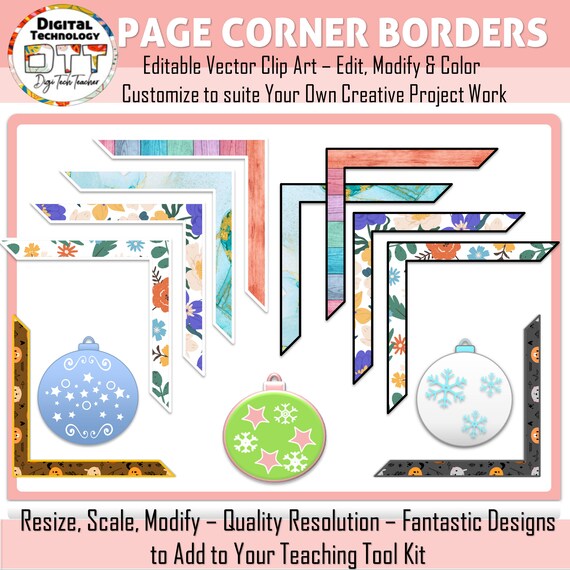 Technology Clipart Borders Corners