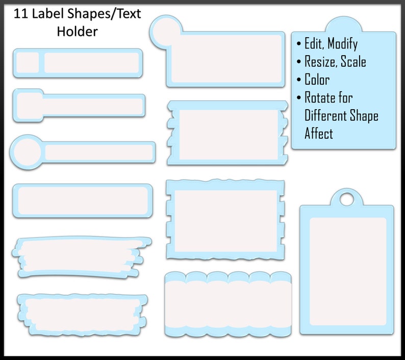 Label Clipart 1, 332 PNG, Editable Graphic, Name Lable, Label Frame ...