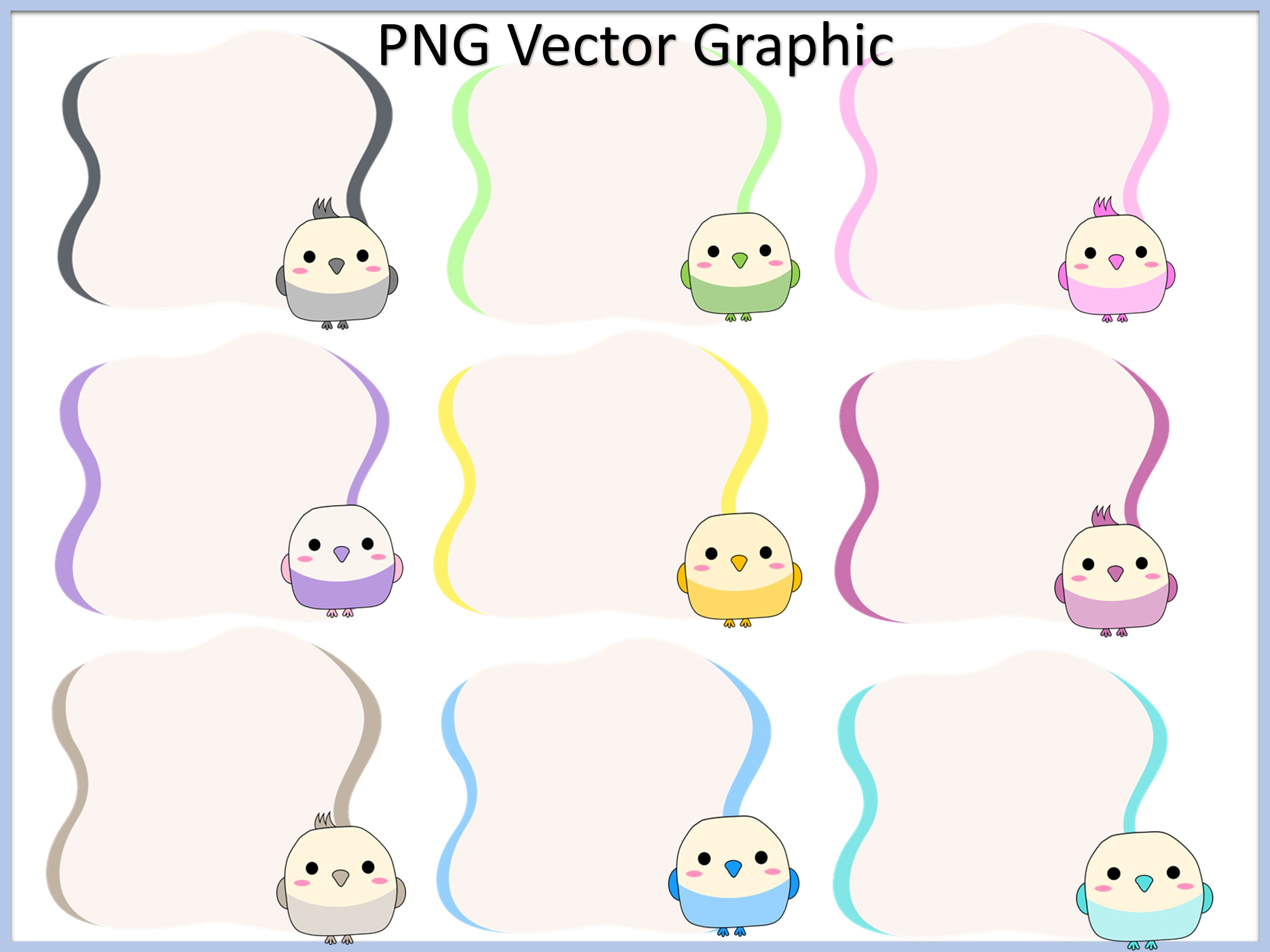 Notepad Clipart: Text Frame PNG, Editable Vector (digital Download) - Etsy