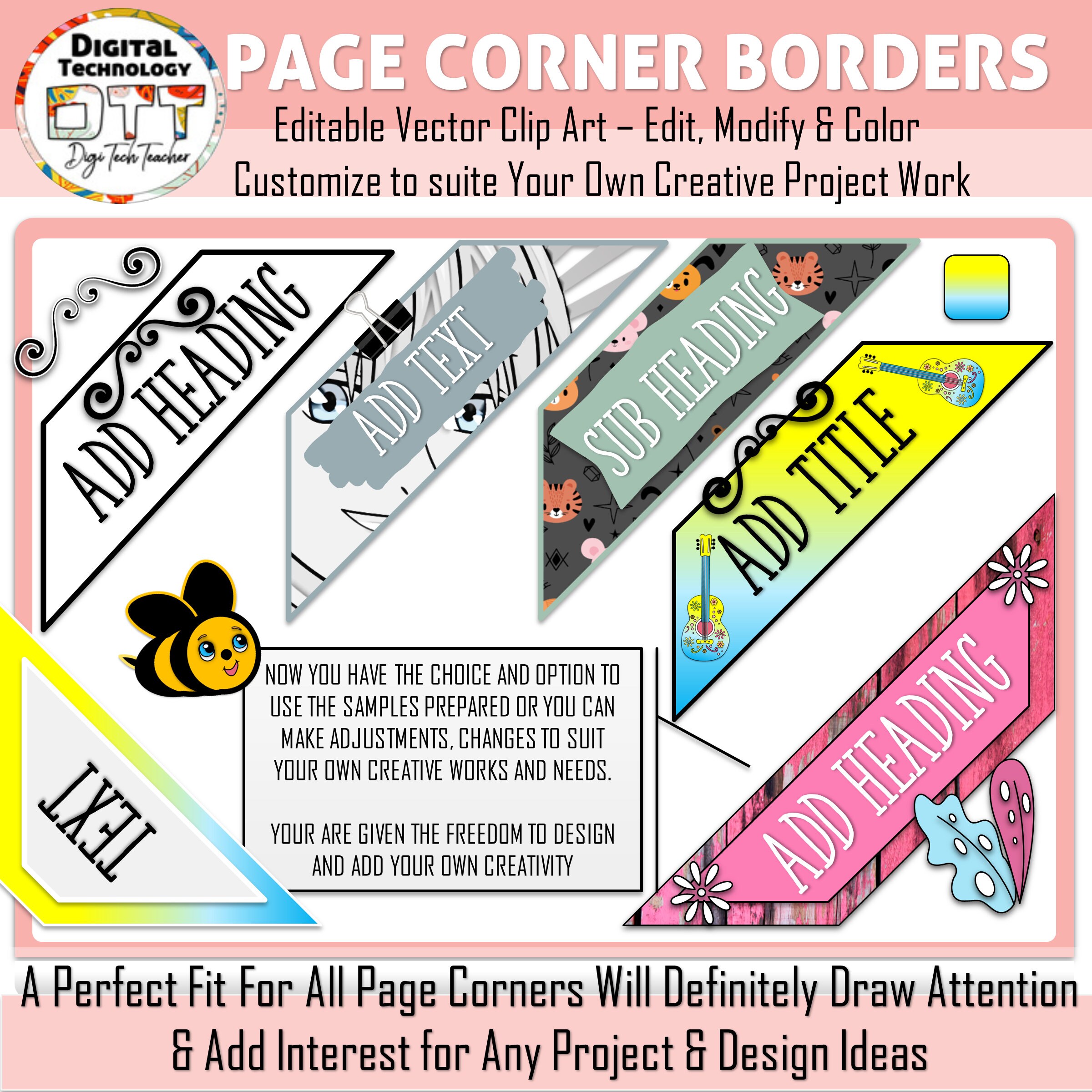 Technology Clipart Borders Corners
