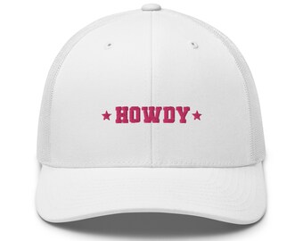 Howdy Trucker Hat - Etsy