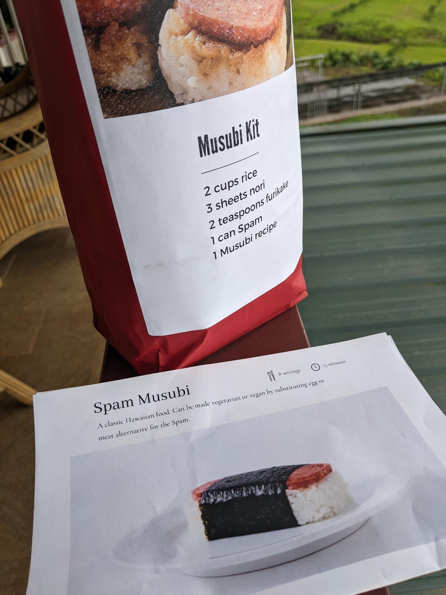 Musubi Recipe Card and Kit - Etsy