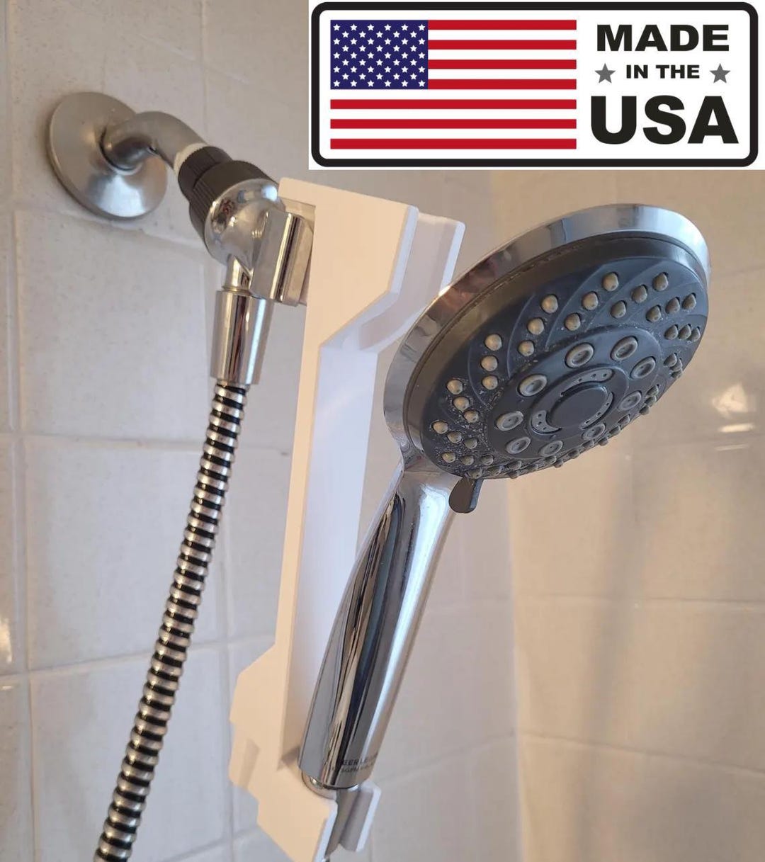 Shower Head Height Adjuster to Raise or Lower Your Showerhead in Three ...