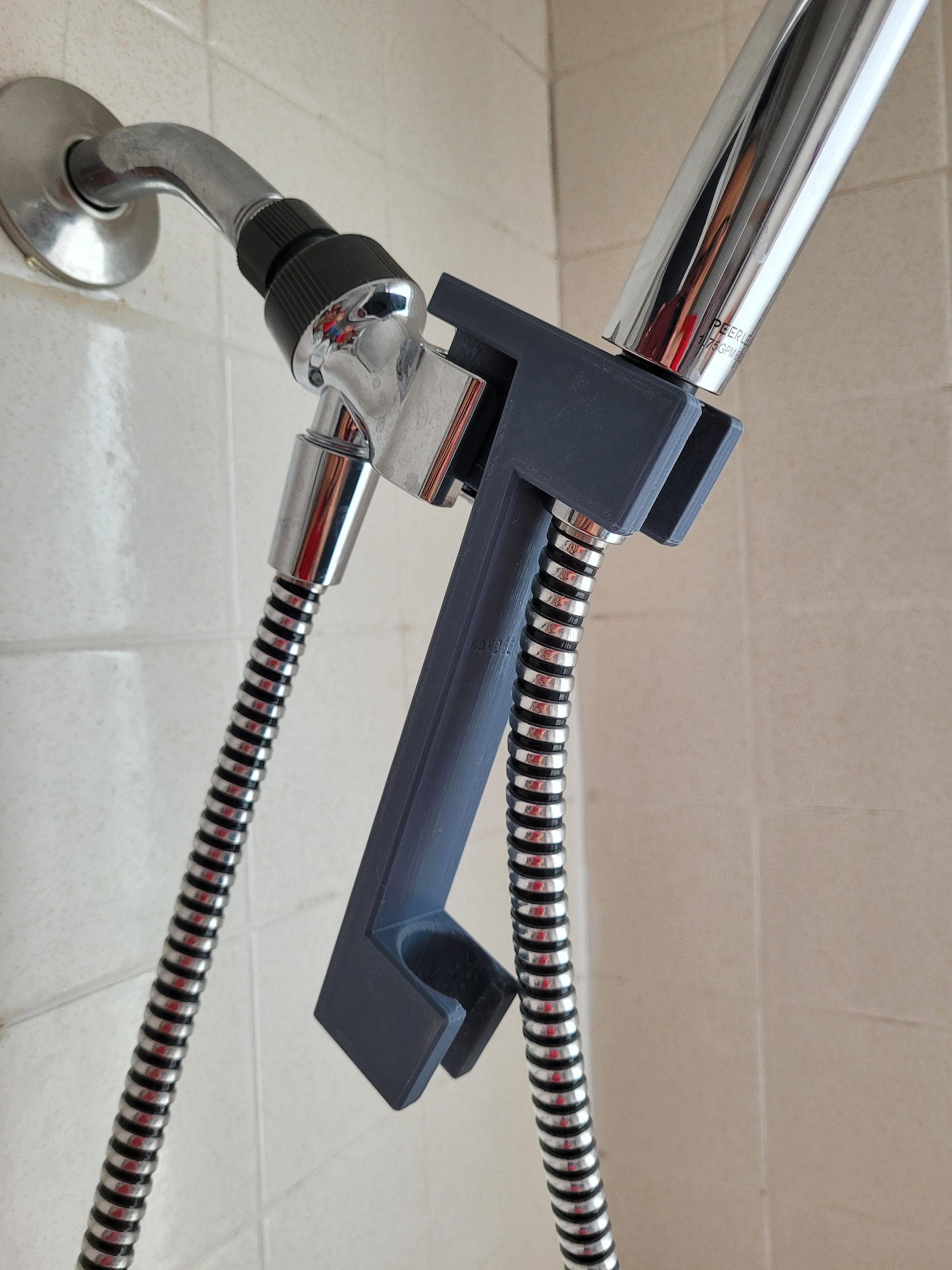 Showerhead Height Lowering Extension to Adjust Hand Held Flexible ...
