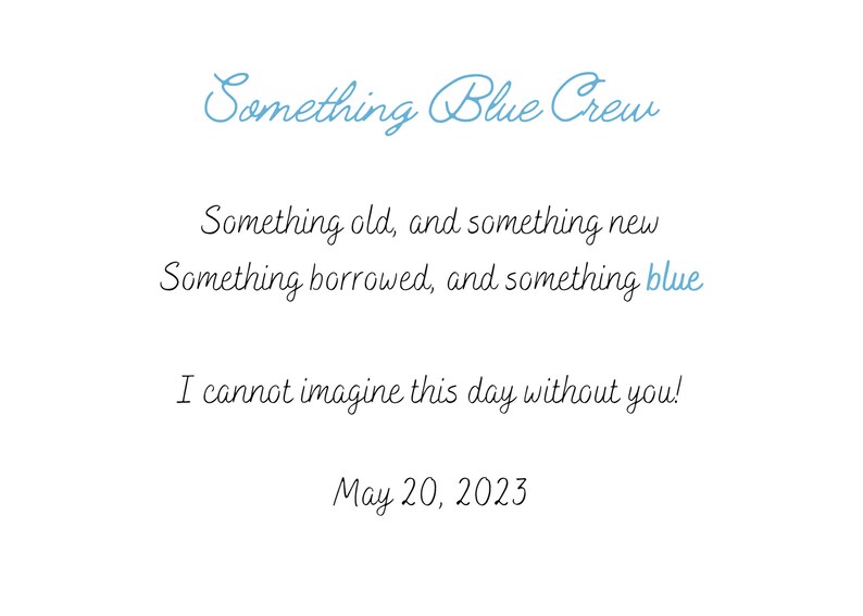 Something Blue Crew Proposal Vibrant Floral - Etsy