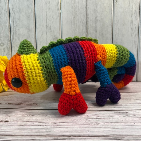 Crochet Chameleon Pattern - Etsy