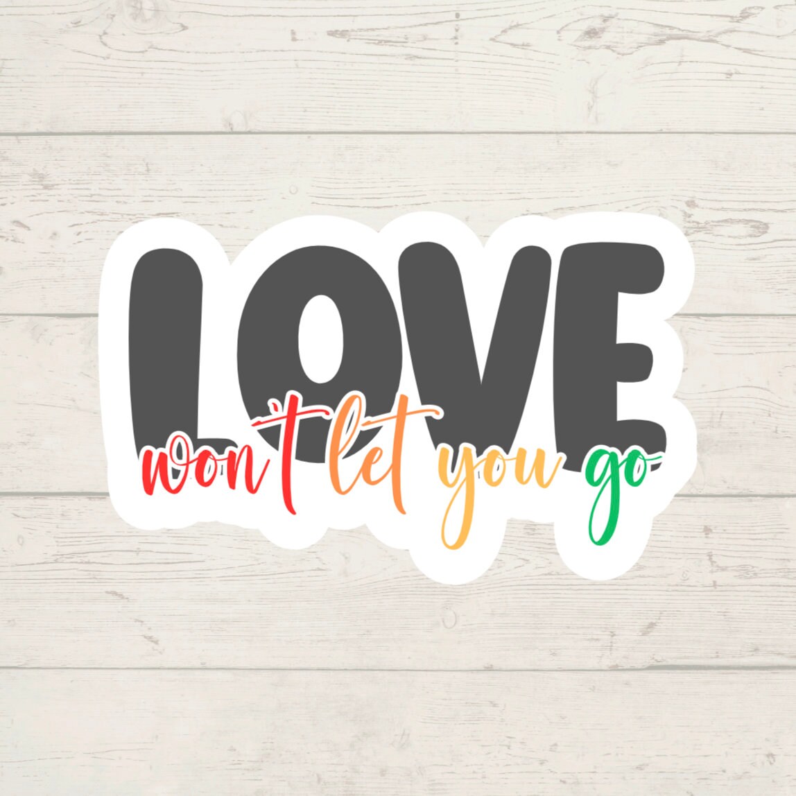 Love Won't Let You Go DMB Sticker DMB Monsters Sticker Love is Love ...