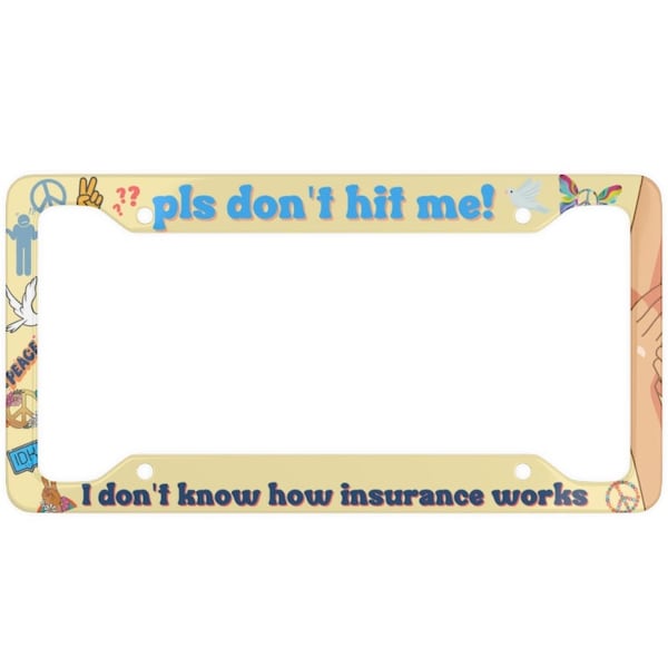Funny License Frame - Etsy