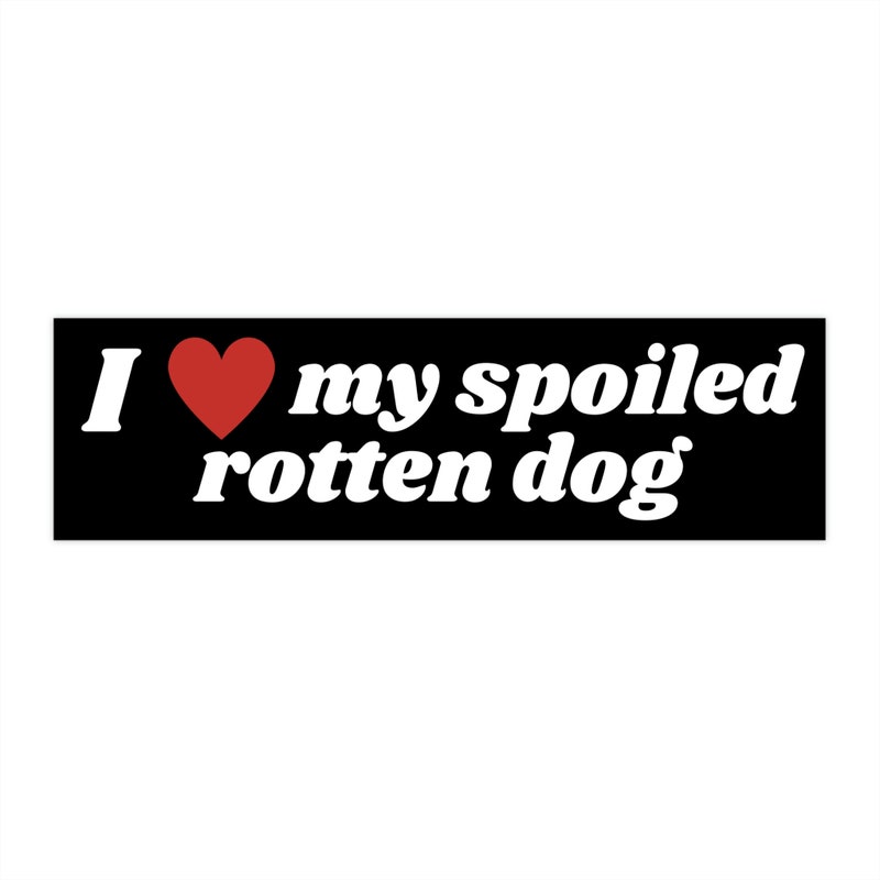 Spoiled Rotten Dog Tag - Etsy