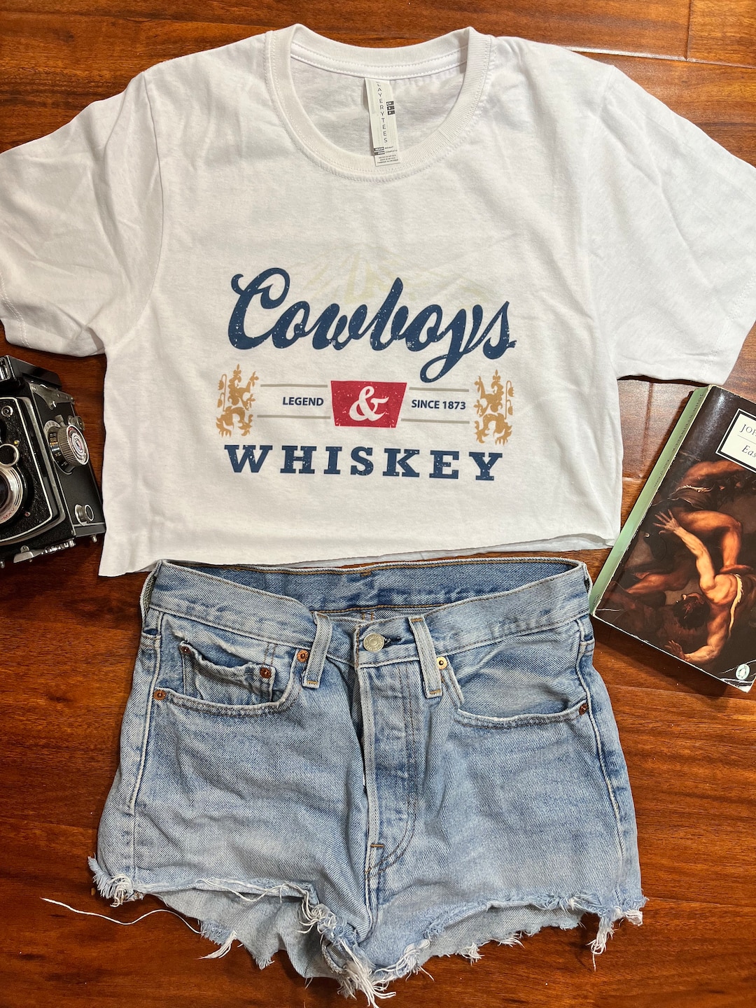 Cowboys Whiskey Crop Top Cute Western Fashion Crop Top - Etsy