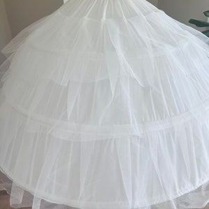 Quinceanera Dress Hoop Petticoat: Super Fluffy Crinoline Underskirt - Etsy