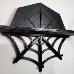 Spider Web Shelf Hook Key Hanger Spooky Goth Witch Wall Decor - Etsy