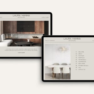 Interior Design Welcome Guide Template | Design Template | Process ...