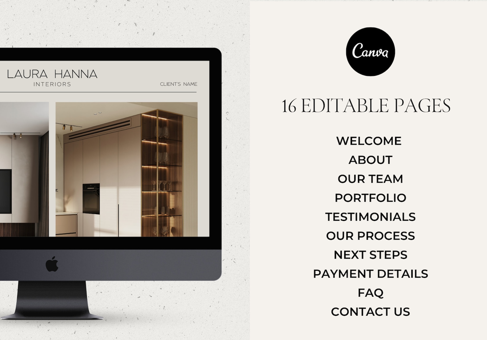 Interior Design Welcome Guide Template | Design Template | Process ...