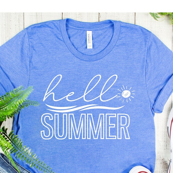 Hello Summer Shirt - Etsy