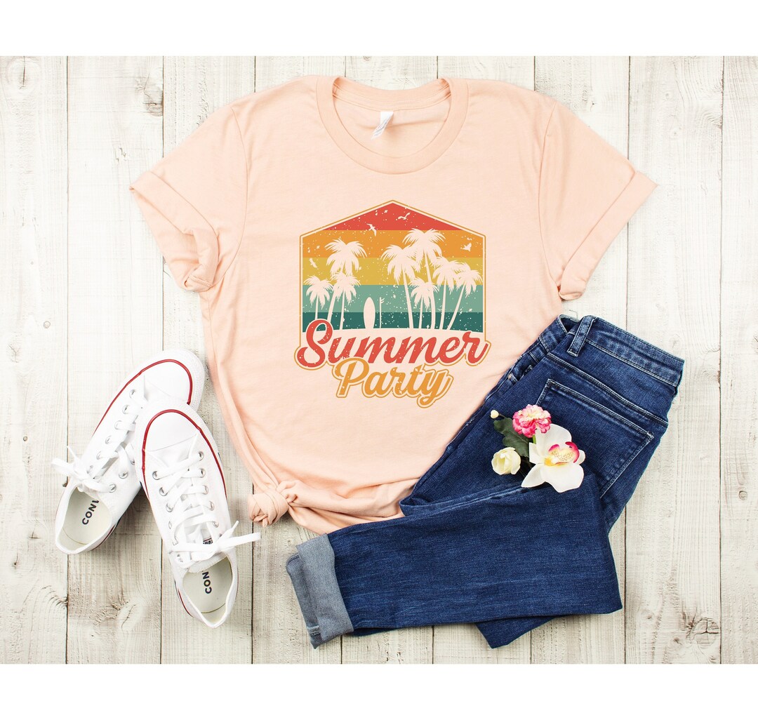 Summer Party Shirt, Summer Vacation, Summer Shirt, Beach Tee, Summer ...