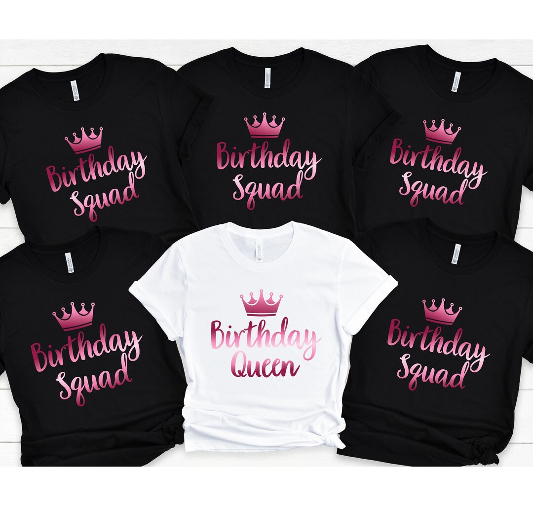 Birthday Squad Shirts, Birthday Party Shirts, Birthday Queen Shirt ...