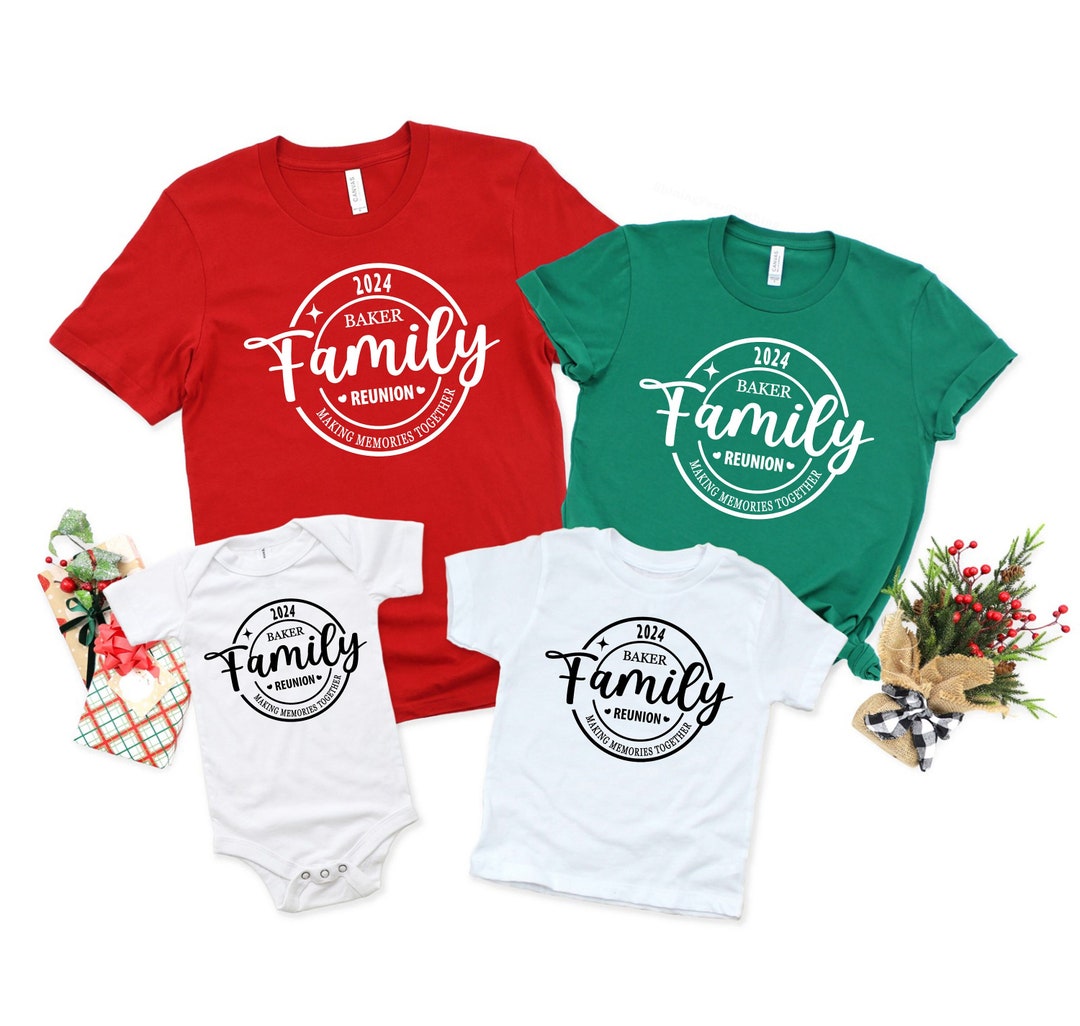 Custom Family Reunion Shirts, Family Name Shirt, Match Family Shirt ...