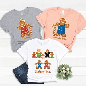 Custom Gingerbread Family Shirt, Gingerbread Shirt, Ginger Cookie Shirt ...