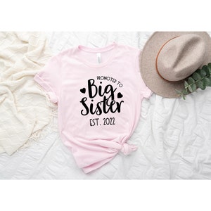 Promoted to Big Sister Shirt, Big Sister Toddler Shirt, Kids Shirt, Natural Shirt, Baby ...