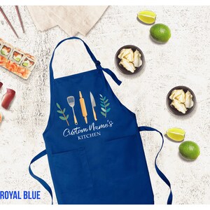 Personalized Apron With Pockets, Custom Apron, Custom Mens Apron, Personalized Mens Apron, Gift ...