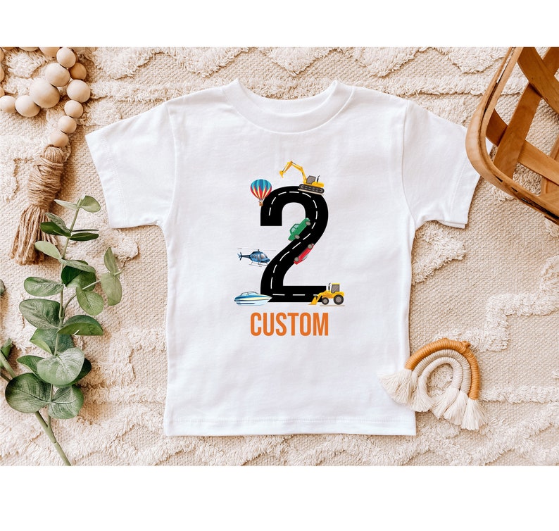 Personalized Transportation Shirt Custom Cars Birthday Shirt - Etsy