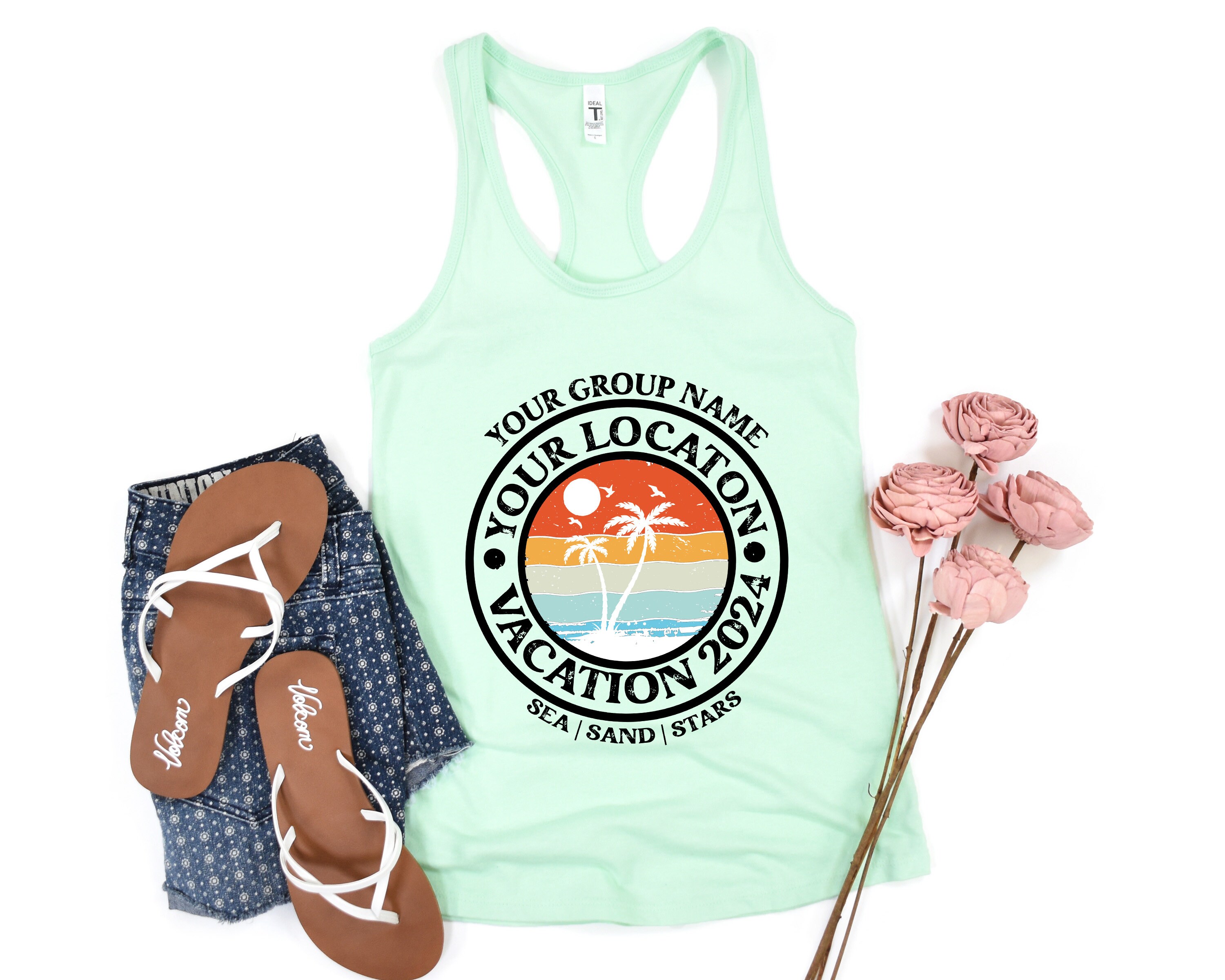 Custom Summer Tanks, Custom Family Vacation Shirt, Family Vacation ...