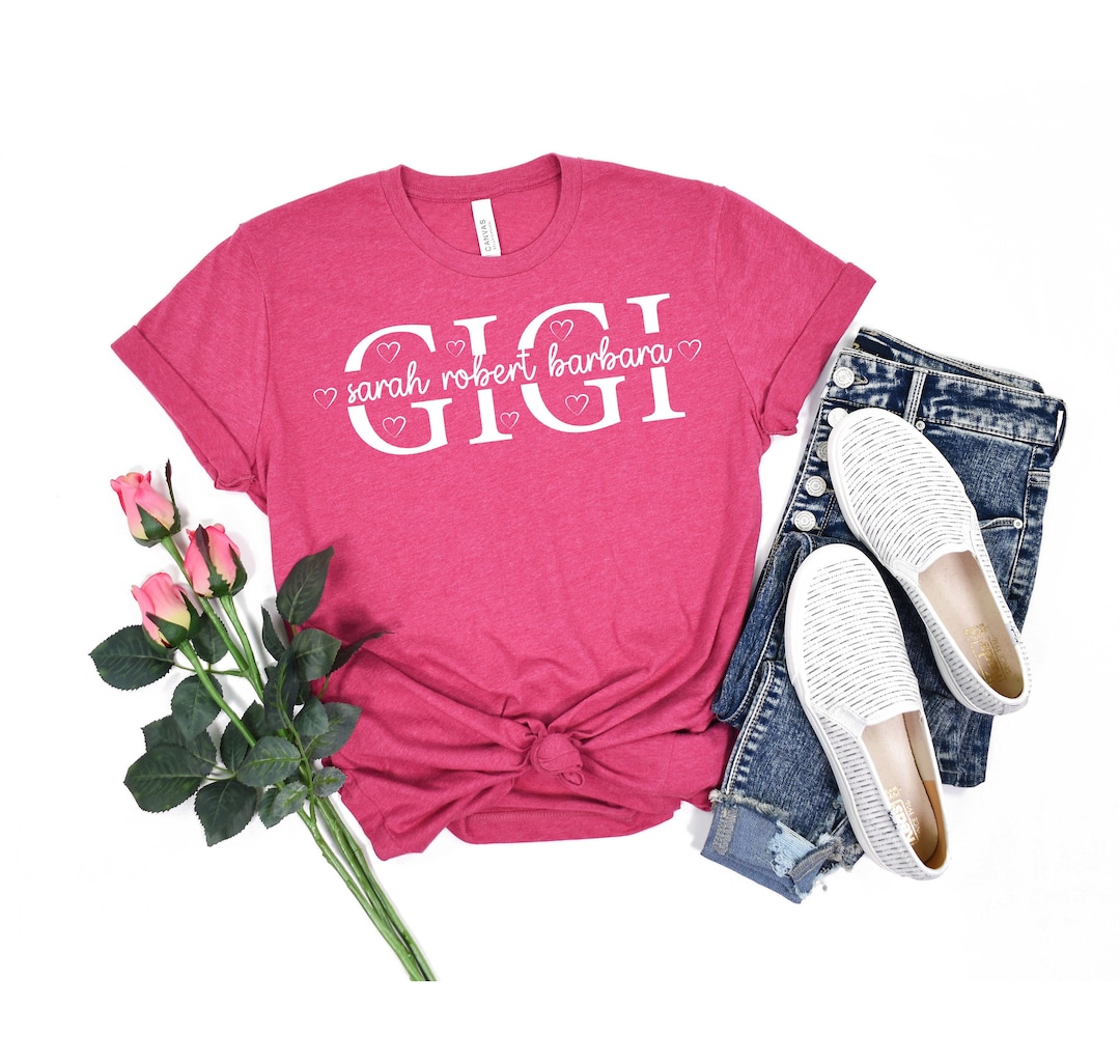 Personalized Gigi Shirt, GIGI Shirt, Grandma Life Shirt, New Gigi Gift ...