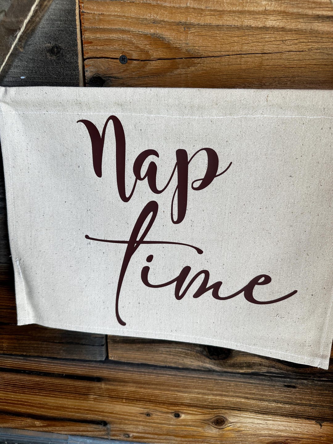 Nap Time Canvas Hanging Sign - Etsy