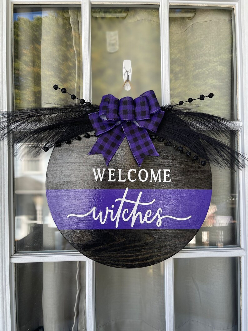 Welcome Witches Sign - Etsy