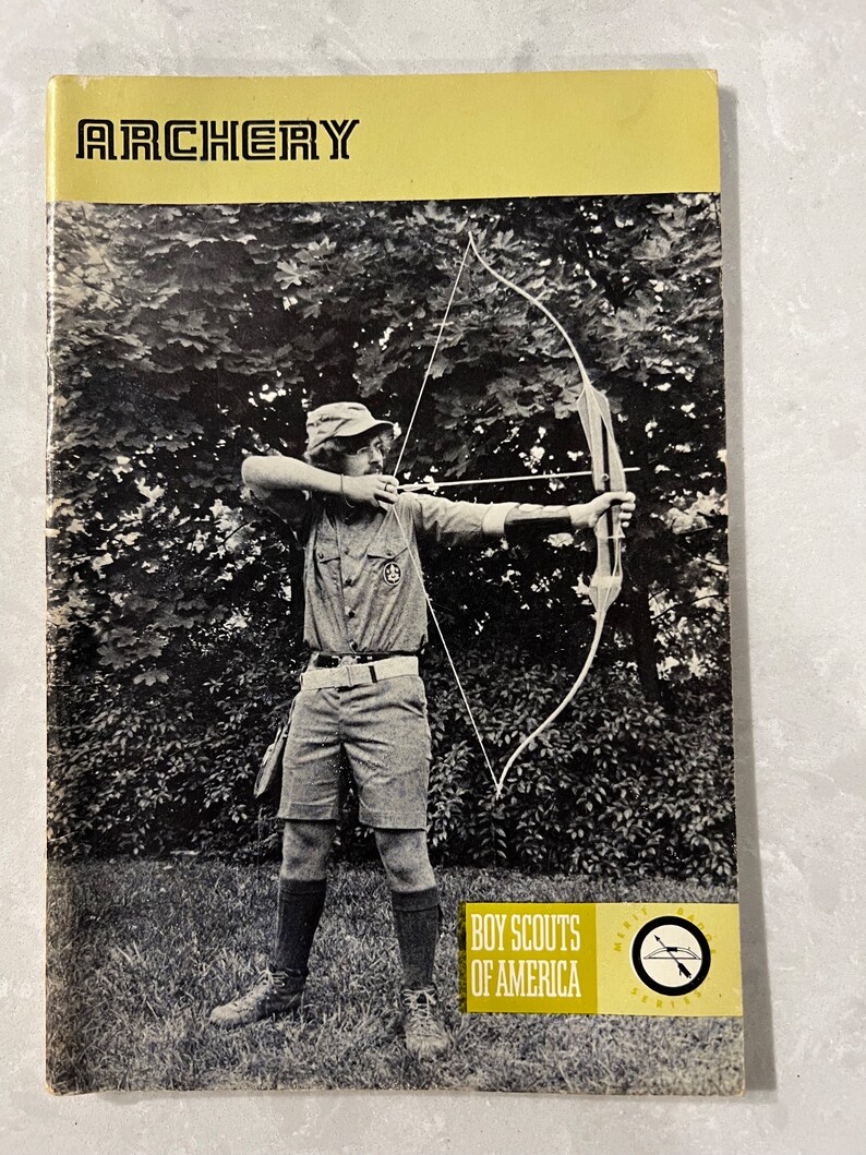 1978 Boy Scout Merit Badge Booklet Archery - Etsy
