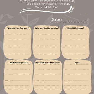 Daily Examen Guided Journal - Etsy