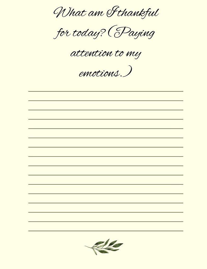 One Week of Daily Examen Journaling - Etsy