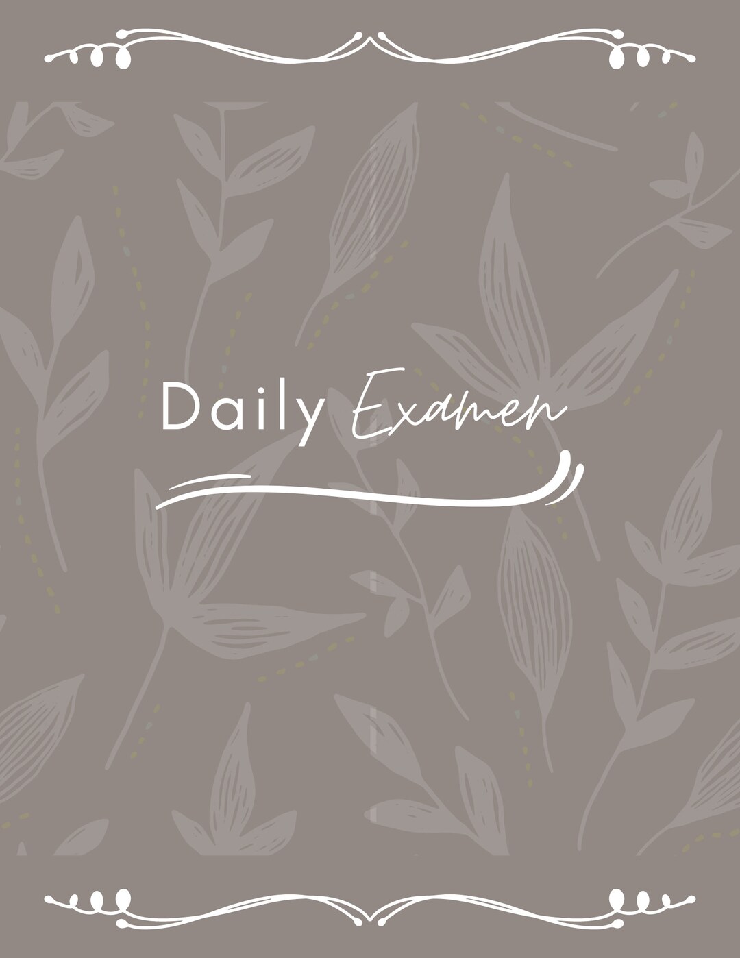 Daily Examen Guided Journal - Etsy