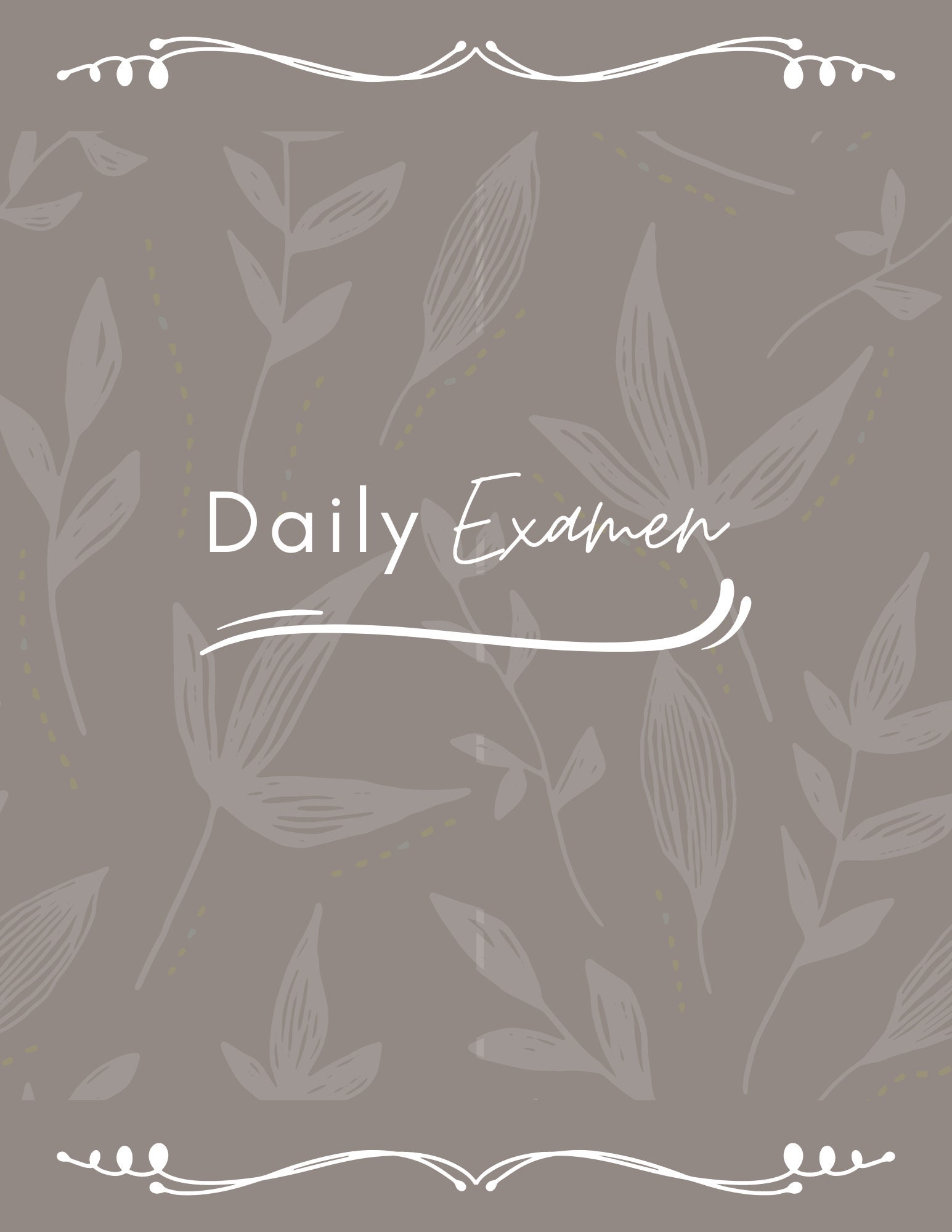 Daily Examen Guided Journal - Etsy