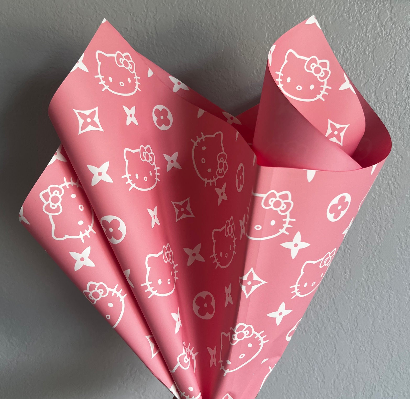 Designer Korean Floral Wrapping Paper - Etsy