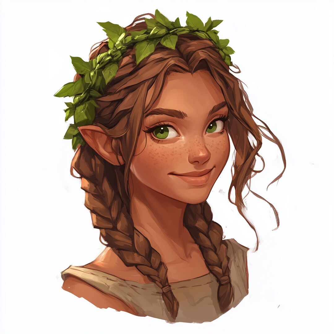Retrato de personagem DnD personalizado | Arte de fantasia Bust-Up ...