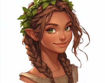Simple Custom Character Portrait - DND Art Commission, Fantasy Art, Oc ...