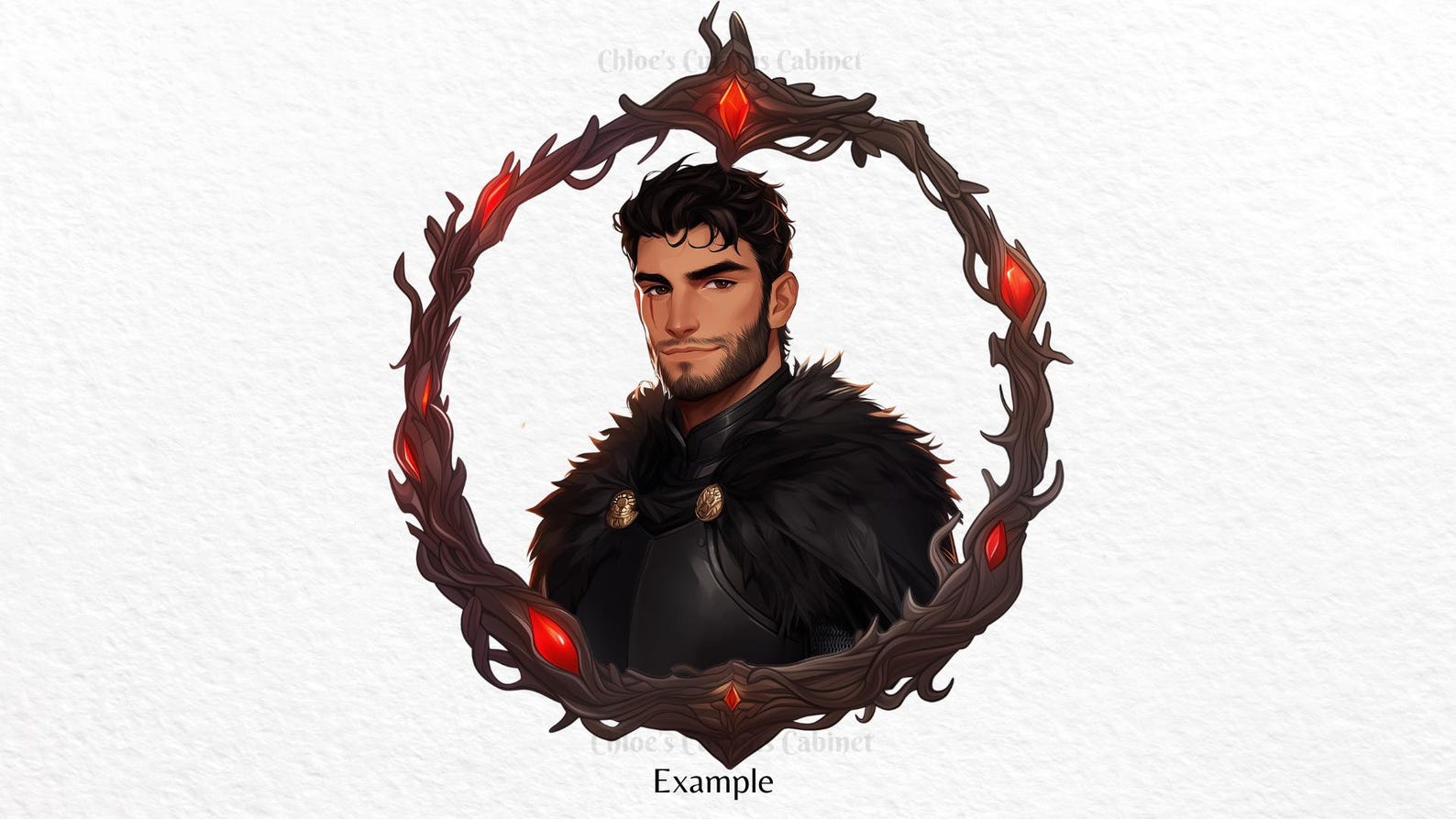 Ruby Darkwood Circle Border – Fantasy RPG Token Frame for VTT, Dnd ...