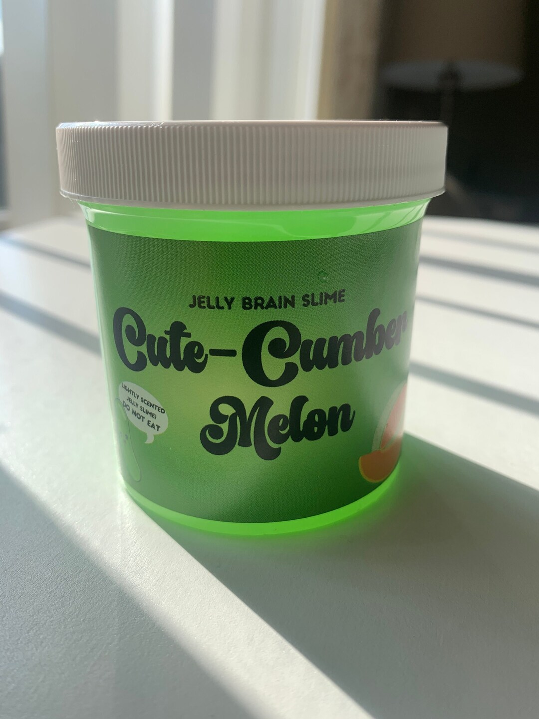 Jelly Brain Slime Cucumber Melon Scented Jelly Slime Charm - Etsy