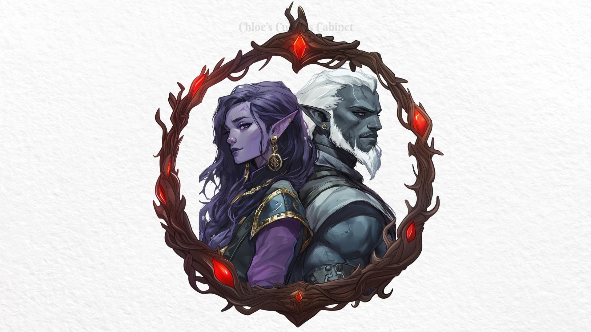 Ruby Darkwood Circle Border – Fantasy RPG Token Frame for VTT, Dnd ...