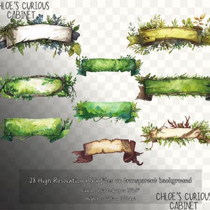 Adventure Themed Ribbon Banner PNG, Scroll Blank Labels Scrapbooking ...