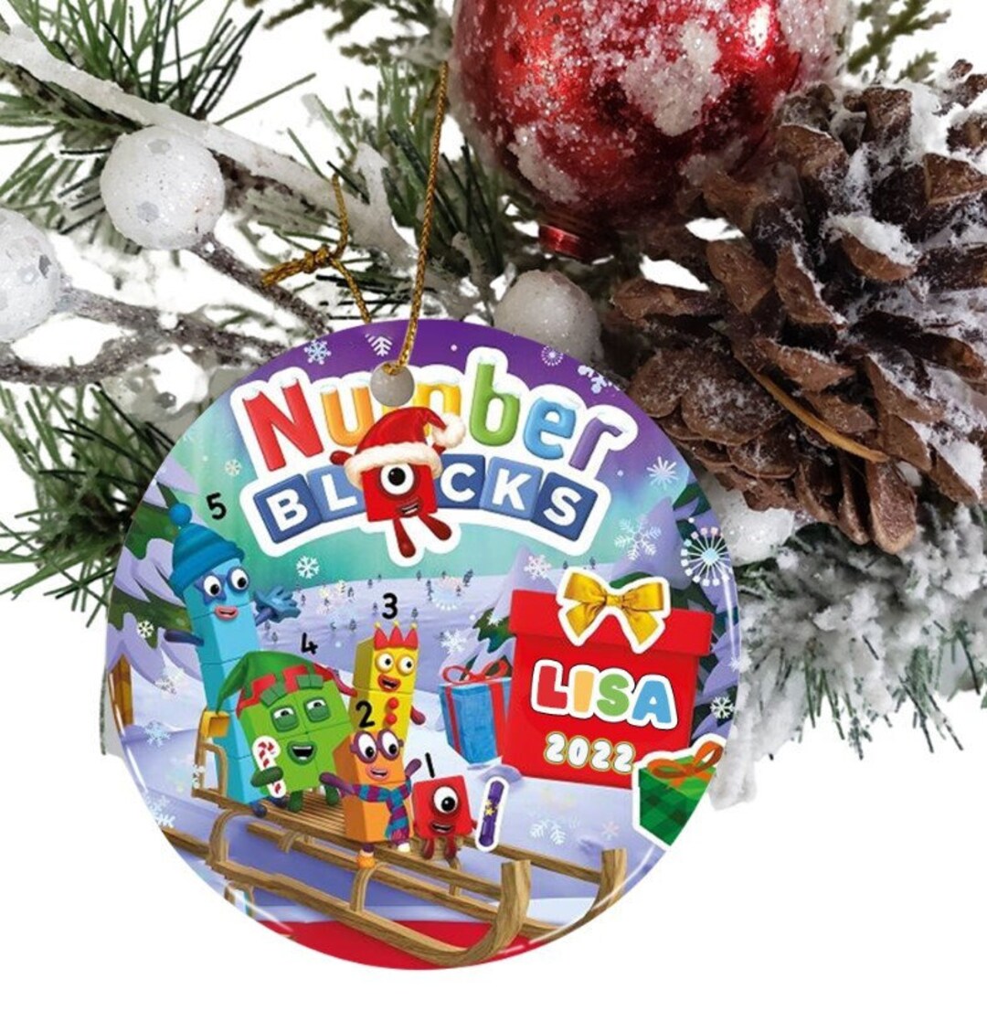 Custom Numberblocks Ornament Numberblocks Christmas Ornament - Etsy