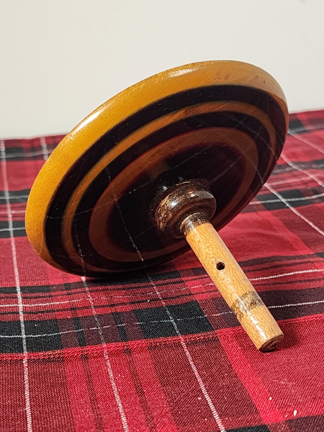 Gorgeous Vintage Wooden Top - Etsy