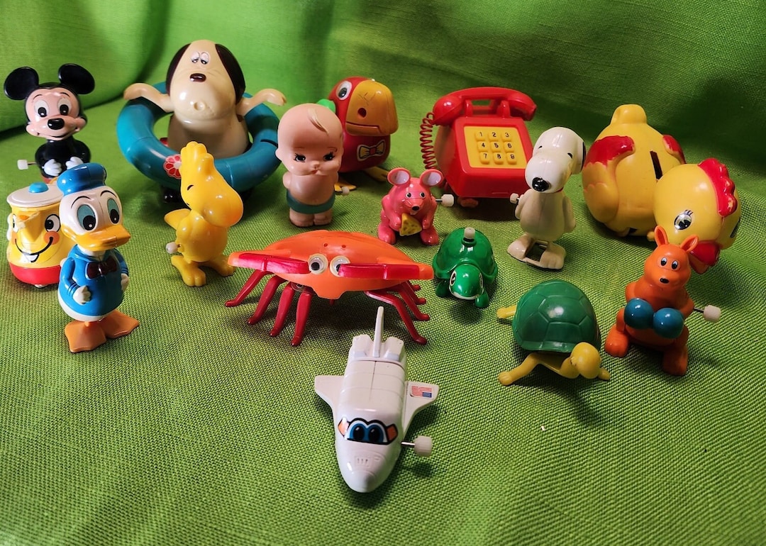 Lot of 16 Vintage Wind-up Toys - Etsy