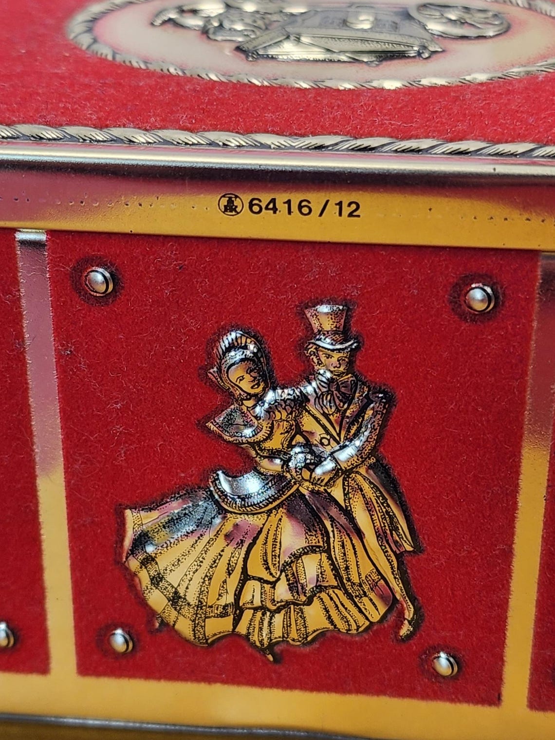 Cool West German Vintage Biscuit Tin - Etsy