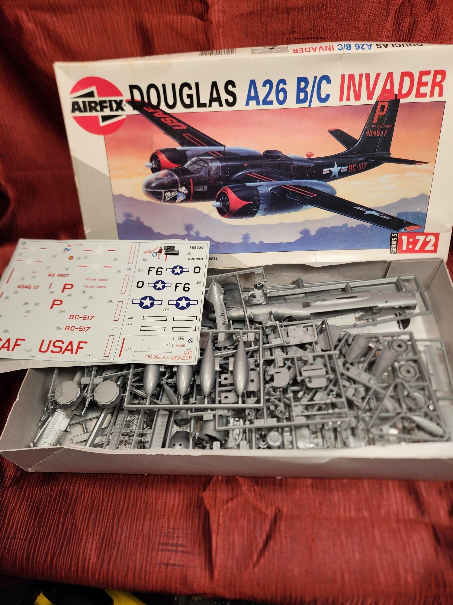 Vintage Plane Model Kit - Etsy